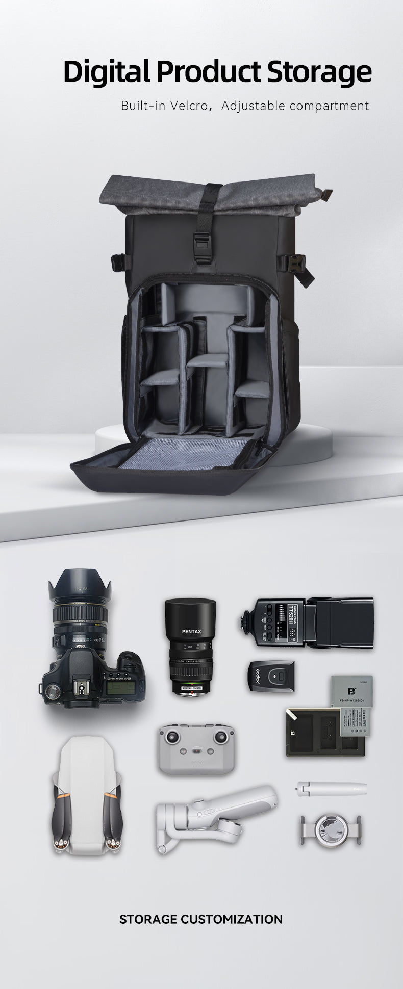 Delta Multifunctional Camera Laptop Backpack – Mark Ryden Backpack